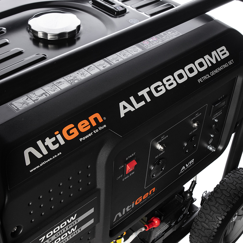 ALTIGEN® 8.5 KVA Electric Start Petrol Generator - Black Edition 7.0KW | Altiven Power Tools